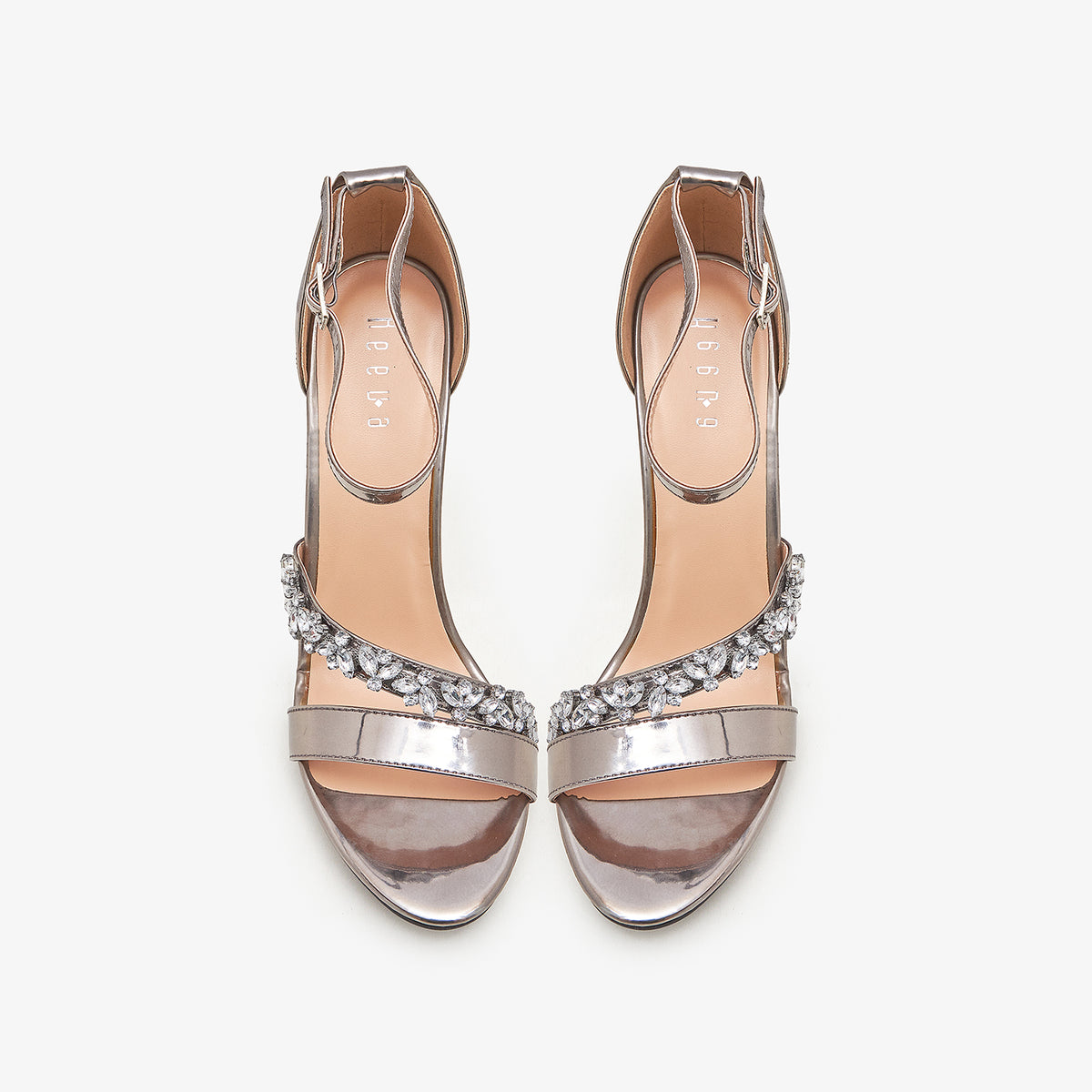 Buy PEWTER Women's Sturdy High Heels – ShoePlanet.pk