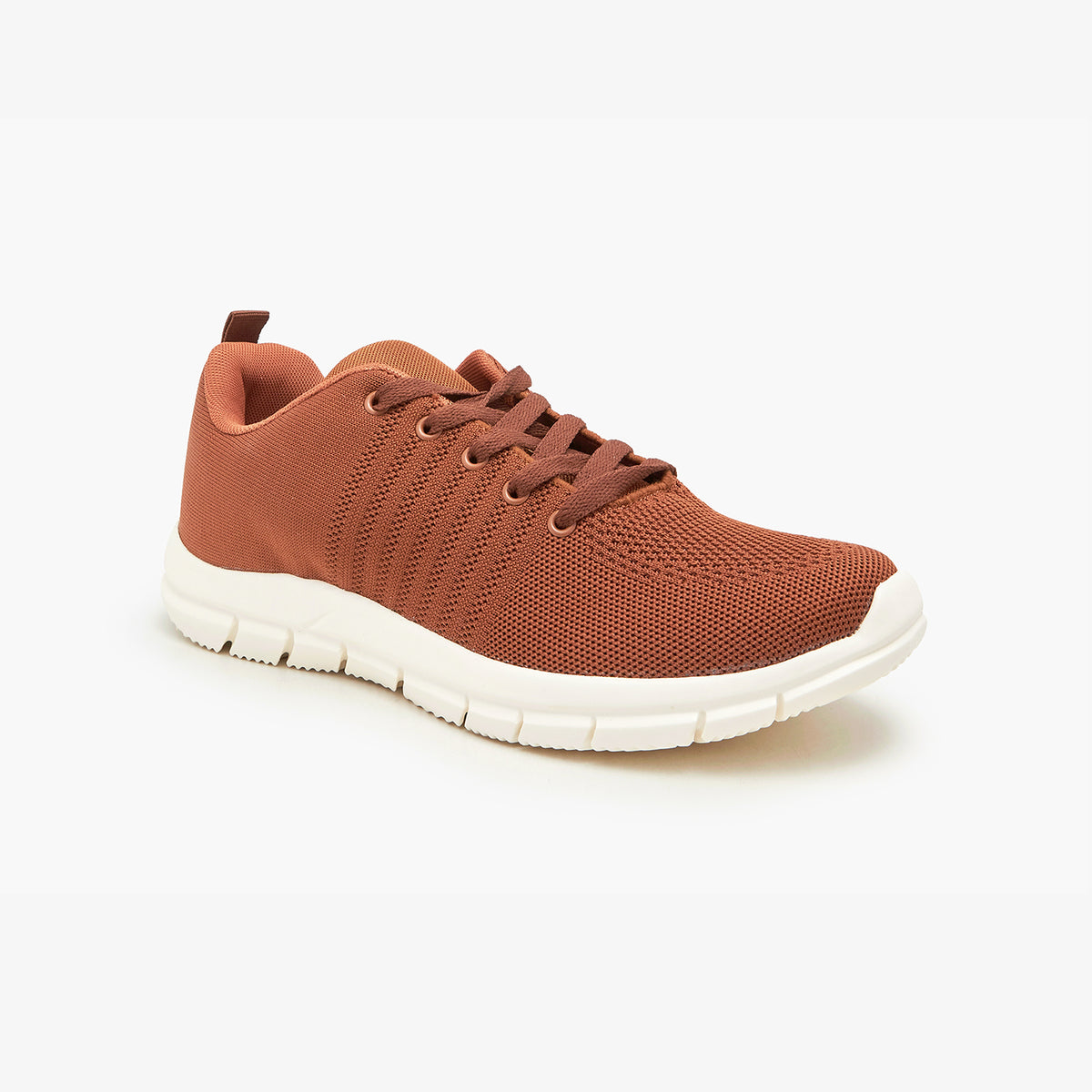 Buy BROWN Men's Lace-Up Running Shoes – ShoePlanet.pk