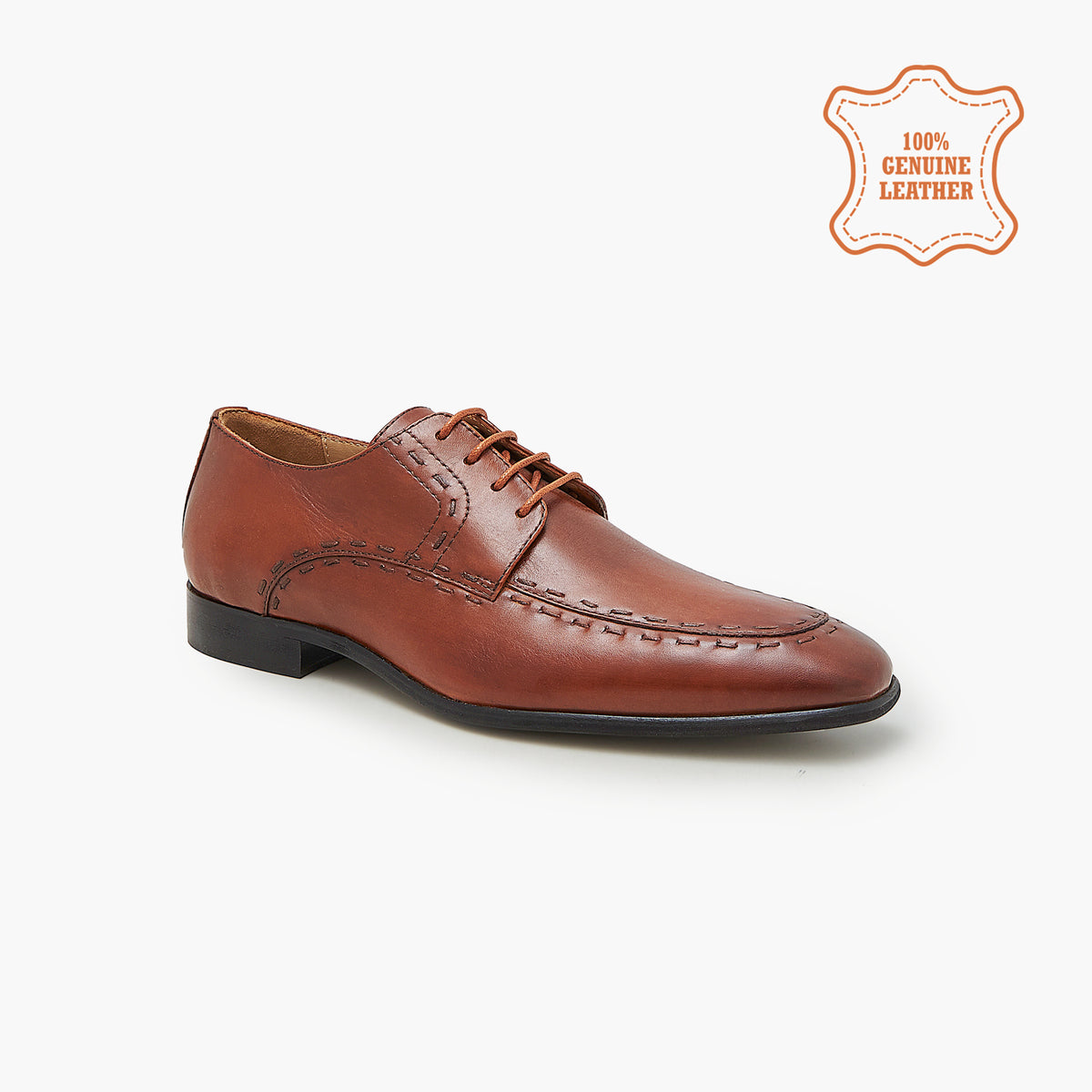 Buy TAN Men's Stitch Design Formals – ShoePlanet.pk